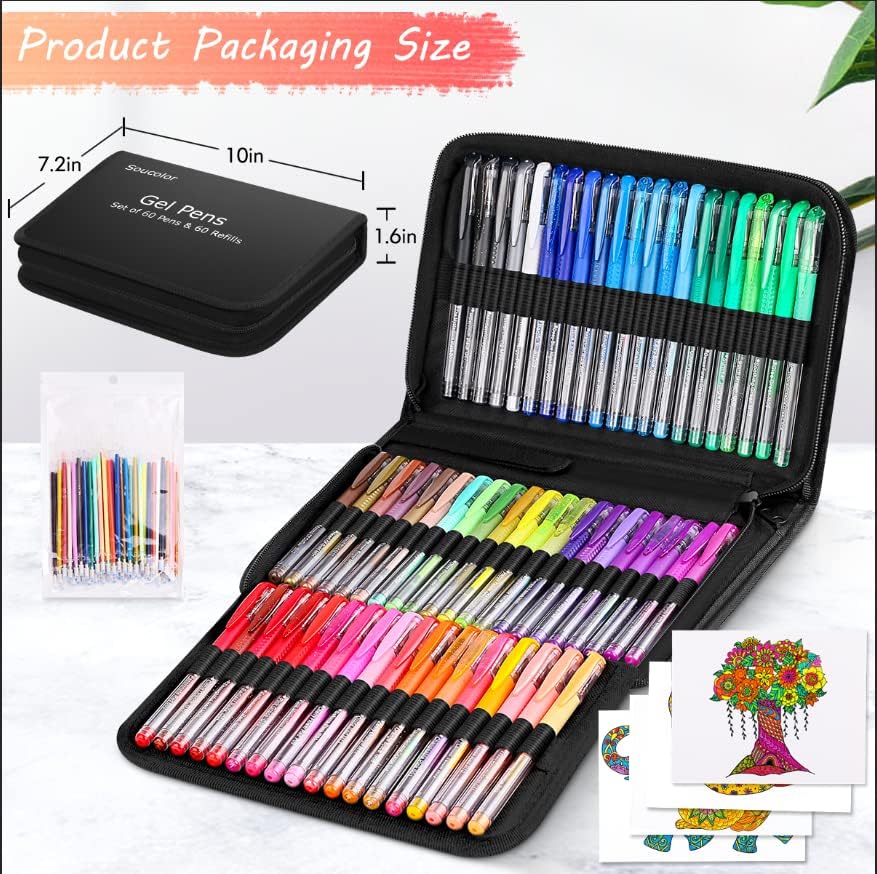 Soucolor Art Supplies for Adults Teen Girls Boys Kids, Deluxe 120 Pack ...