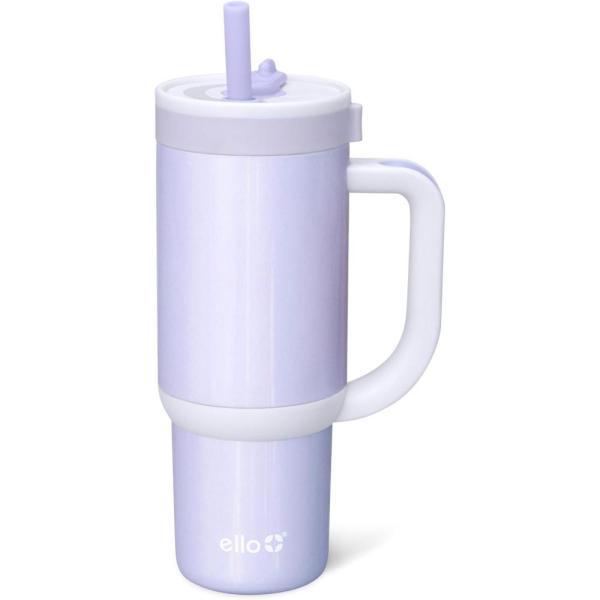 Ello Oasis 40oz Stainless Steel Water Bottle – Flower Quilt(Shiny ...