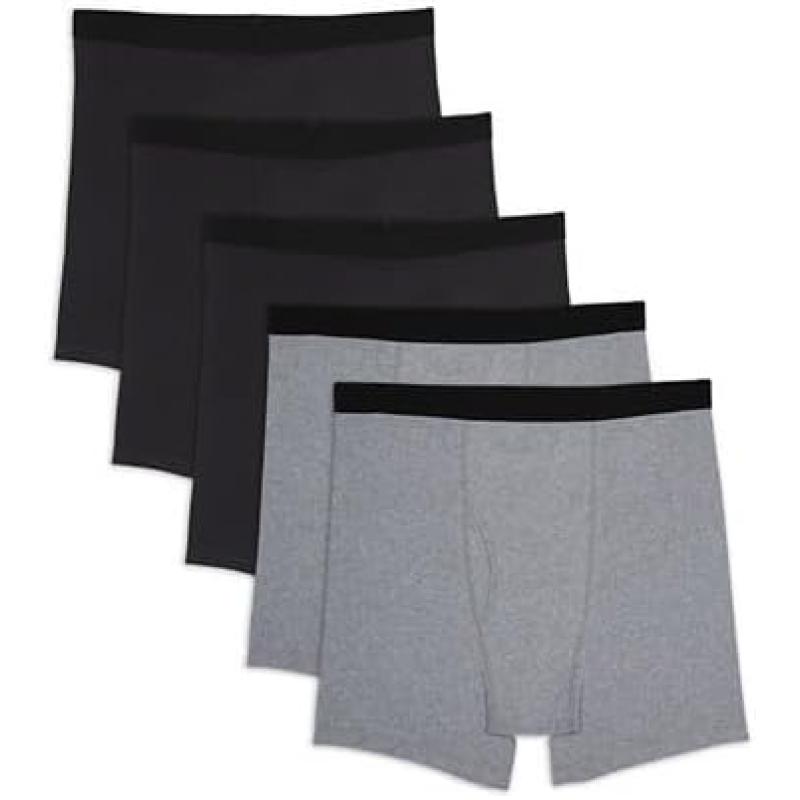 DXL Big + Tall Essentials Men’s Big and Tall 5-pk Assorted Boxer Briefs ...